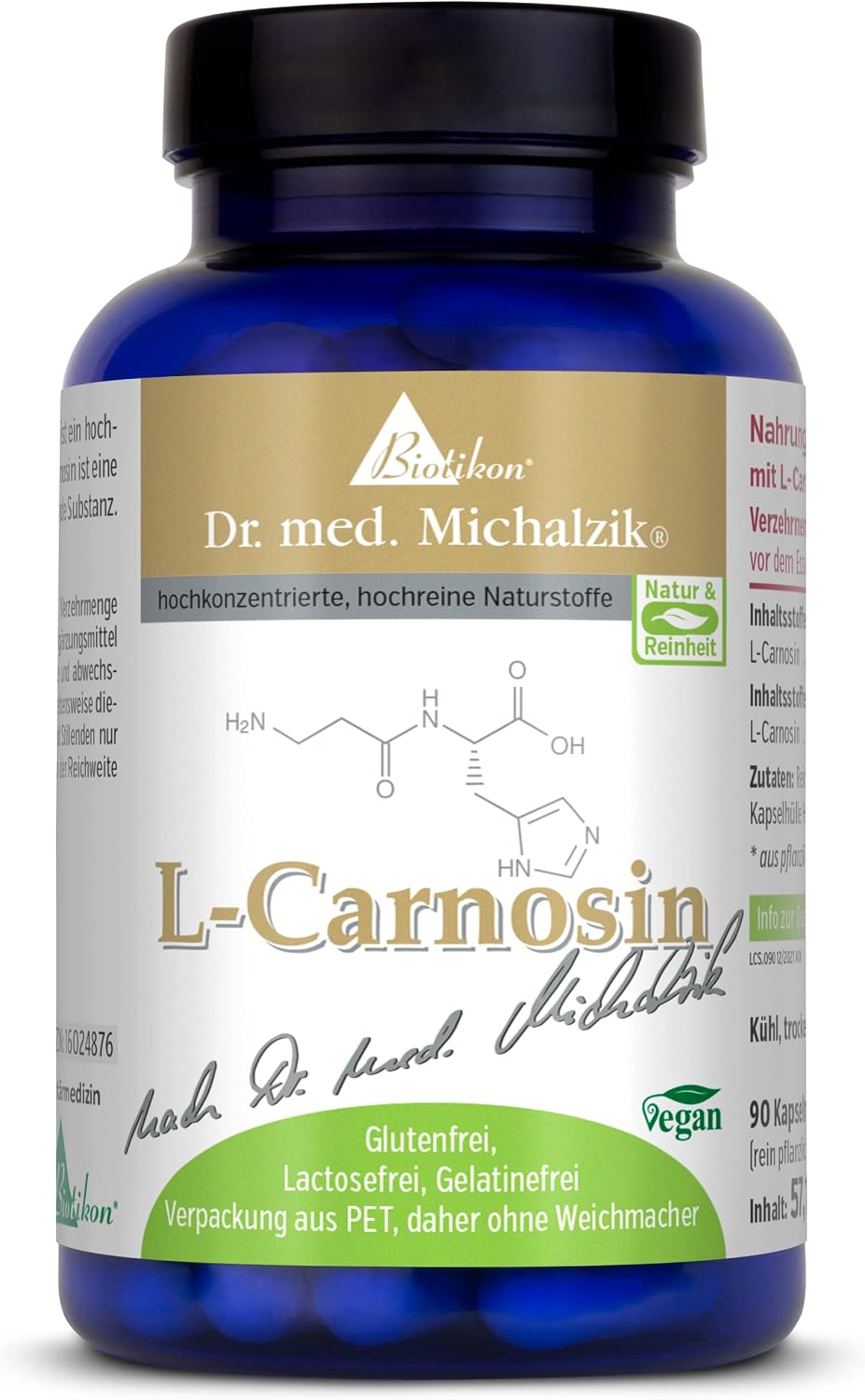 L-Carnosin - je hochdosierte Kapsel 500mg L-Carnosin - nach Dr. med ...