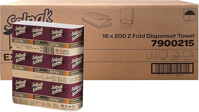 Selpak Professional Z Fold Paper Towels - 2ply Multifold Paper Hand ...