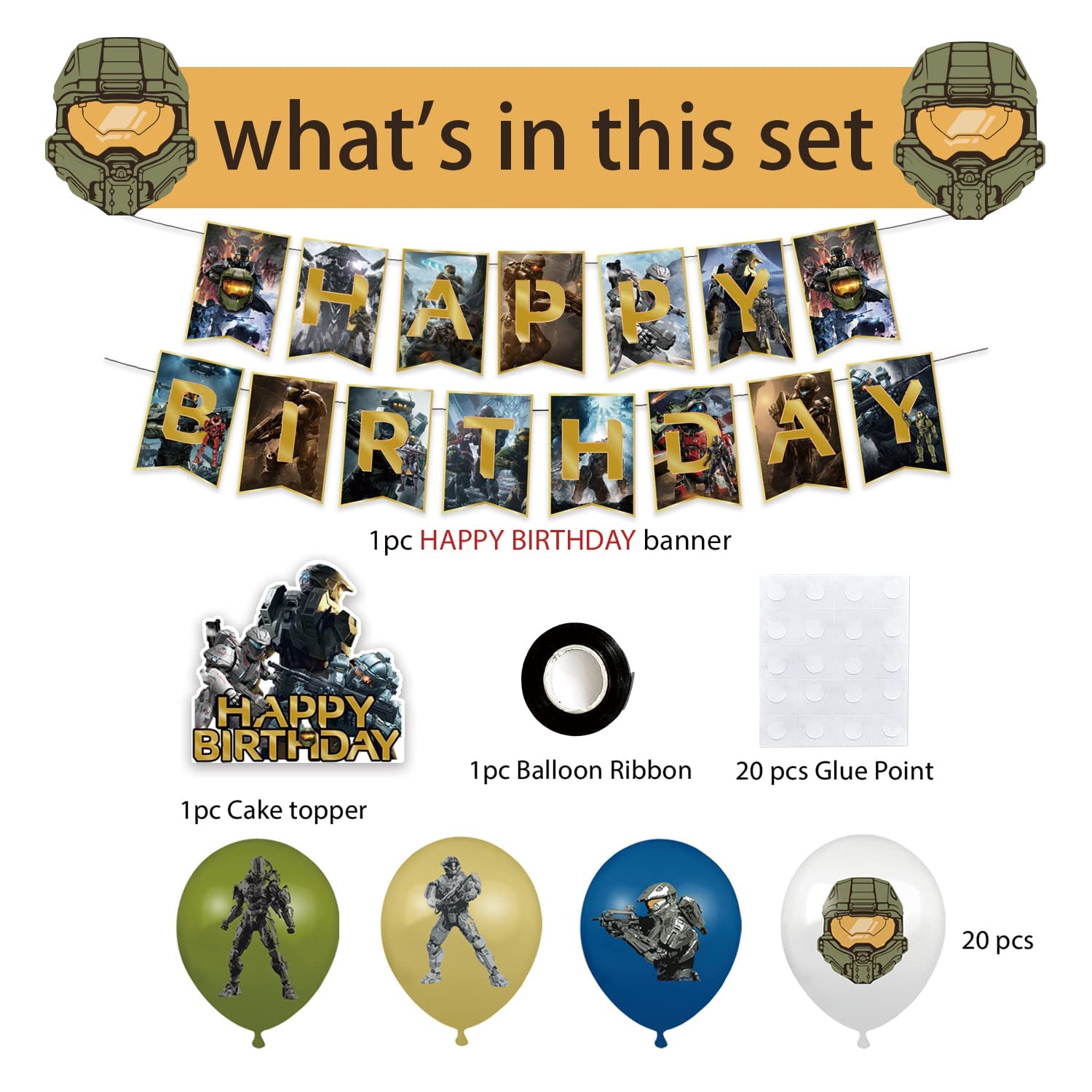 Halo Birthday Party Games Gamer Birthday Invitation For Boy, Thank You
