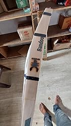 Kwesports Bandook bat 4 Scoop Cut Kashmir Willow Hard Tennis Bat ...