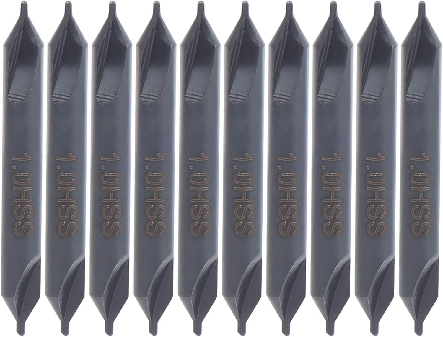 10-teiliges Zentrierbohrer-Set, HSS A-Typ Zentrierbohrer für die ...