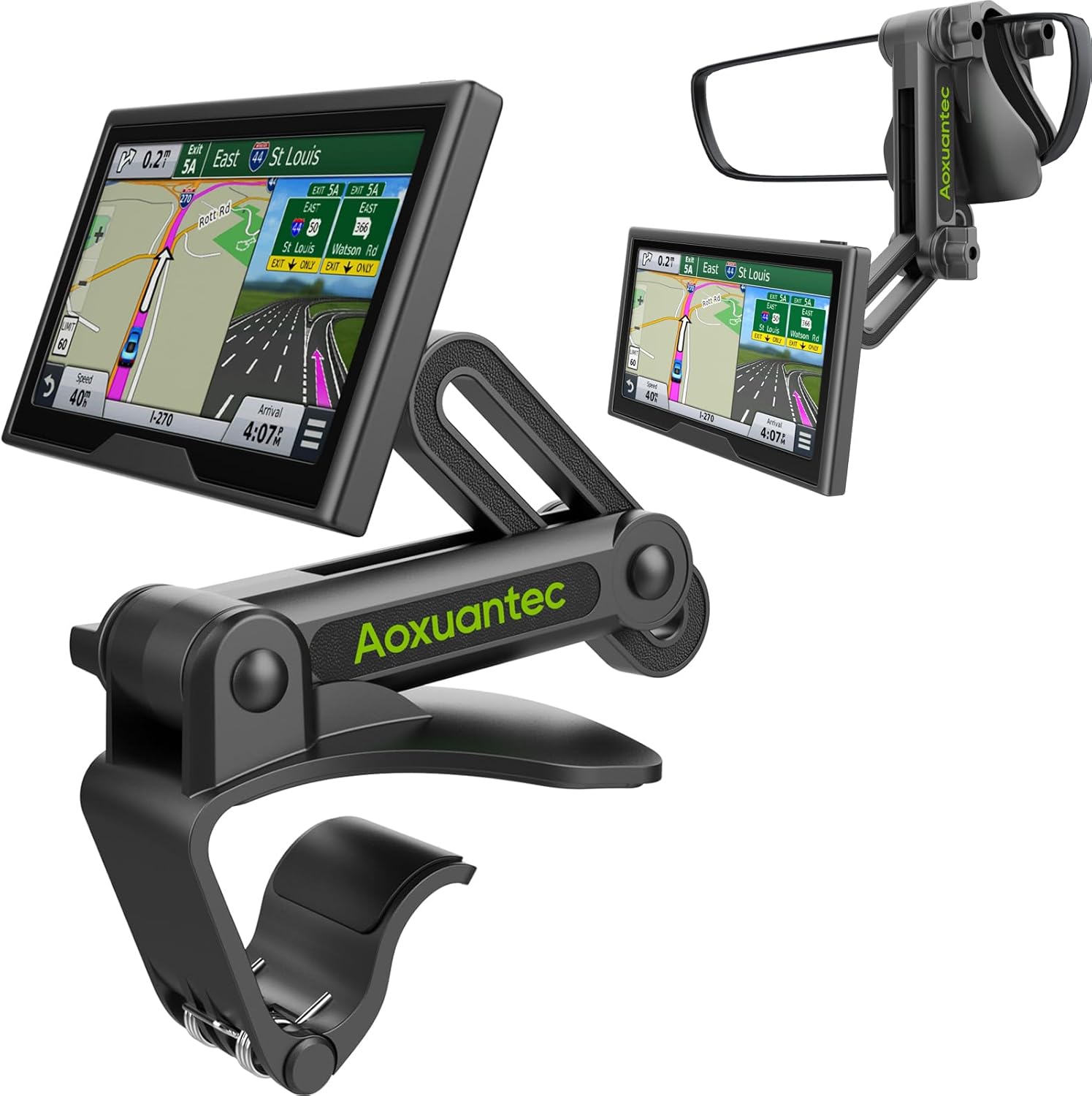 Amazon.com: Aoxuantec for Garmin GPS Car Mount Upgraded [Multi ...
