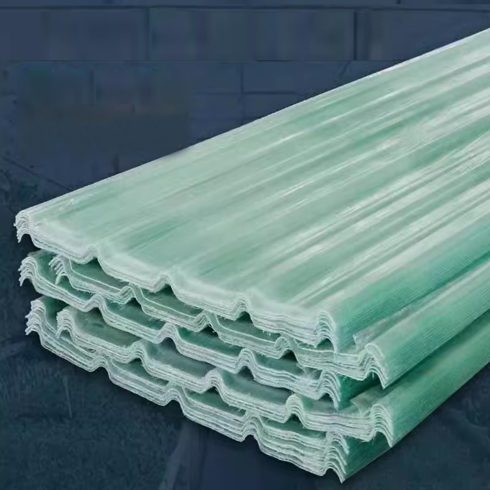 Corrugated Fiberglass Roofing Material Polycarbonate Corrugated Sheets