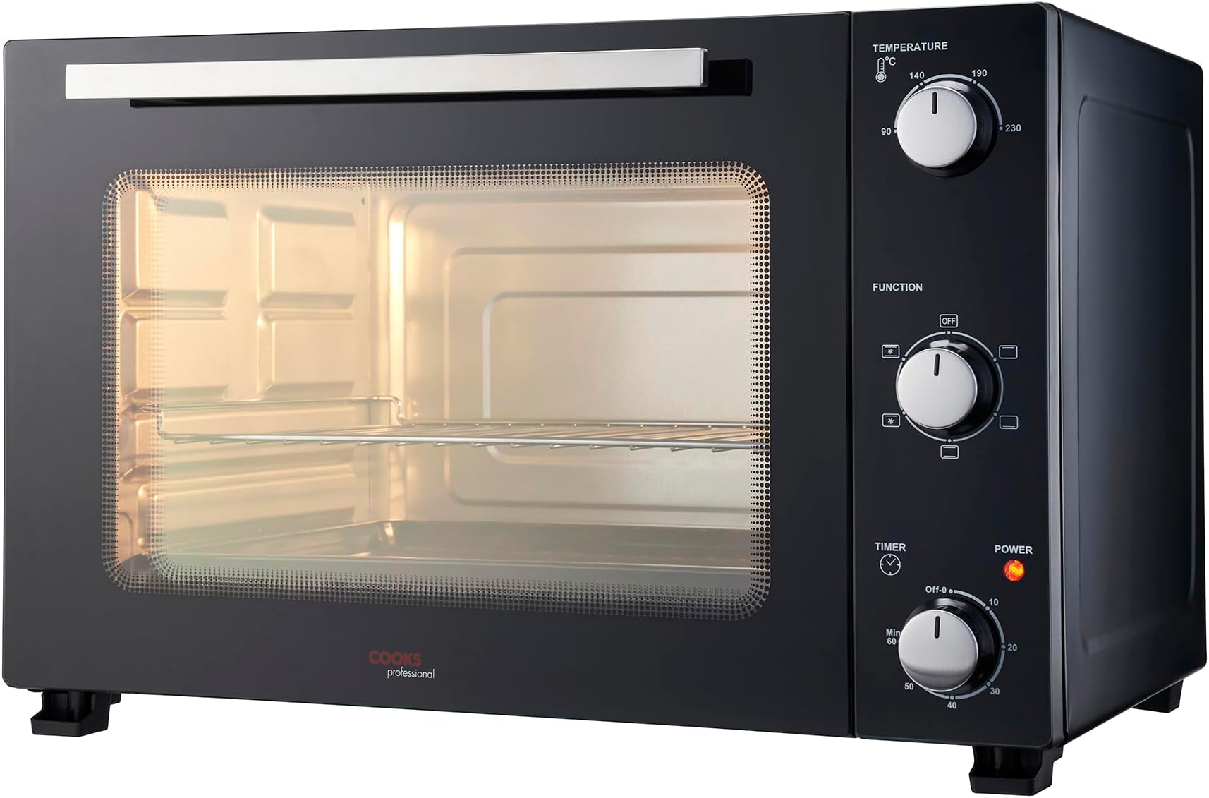 Severin TO 2058 Toast Oven with Convection, 42 Litre, 1800 Watt, Black ...