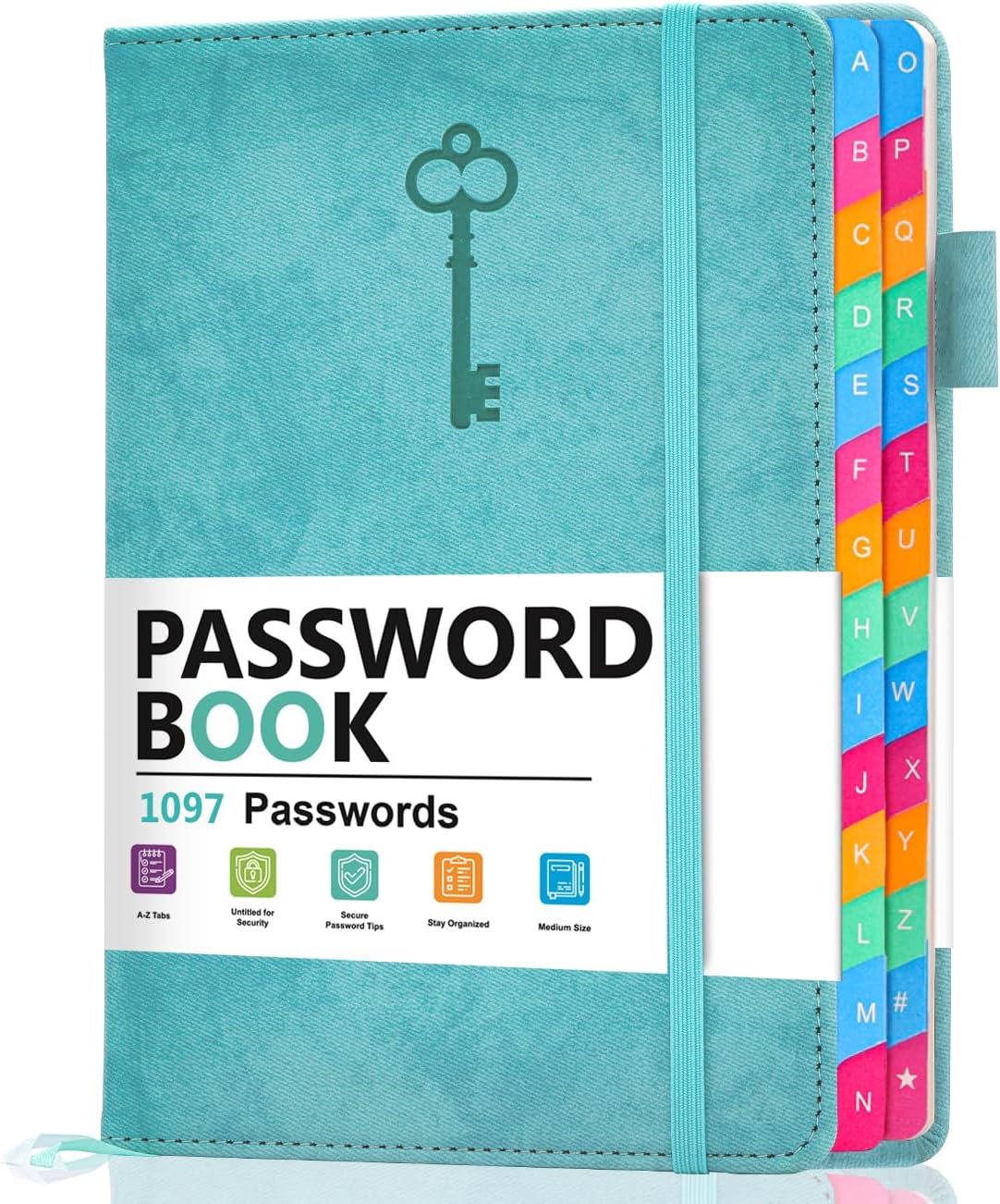 Amazon.com : hi!SCI Password Keeper Book with Colorful Alphabetical ...