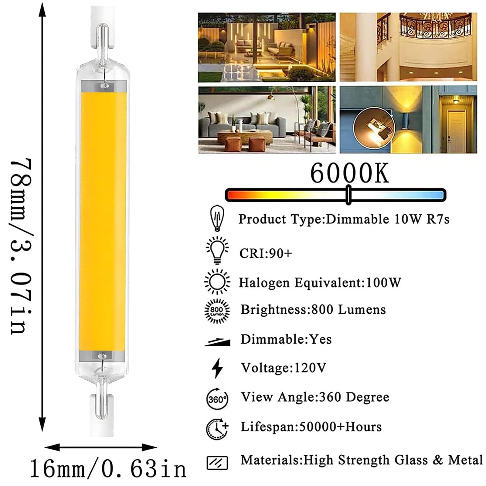 Type T Halogen Led Replacement