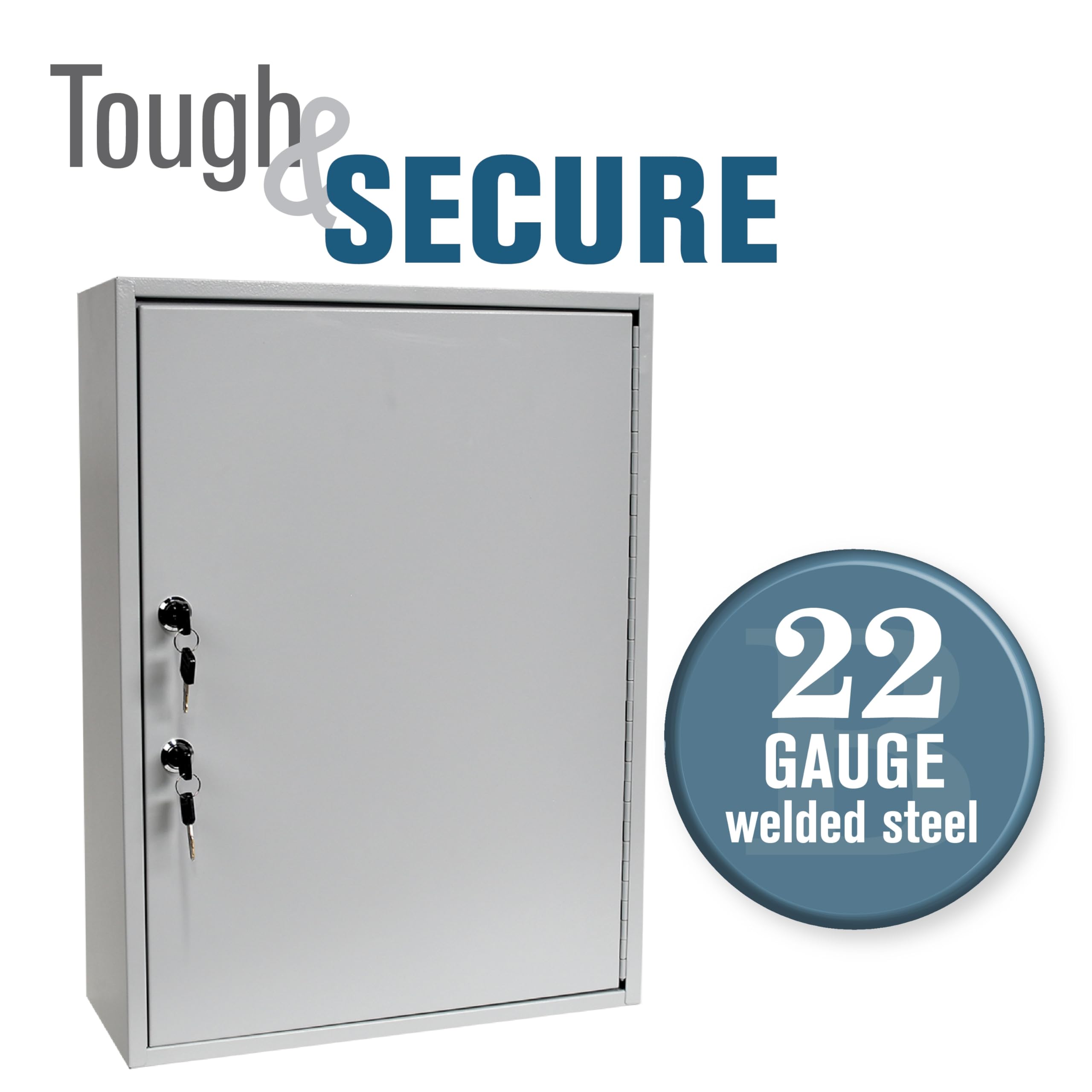 Snapklik.com : STEELMASTER 320 Key Cabinet - Dual Lock Control Key Box ...