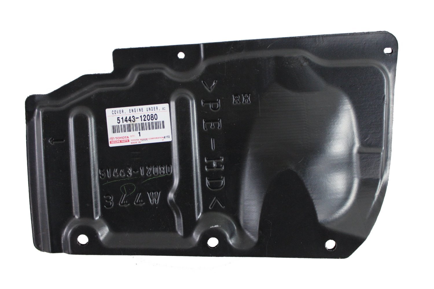 Genuine Toyota Parts 51443-12080 Lower Engine Cover : Amazon.in: Car ...