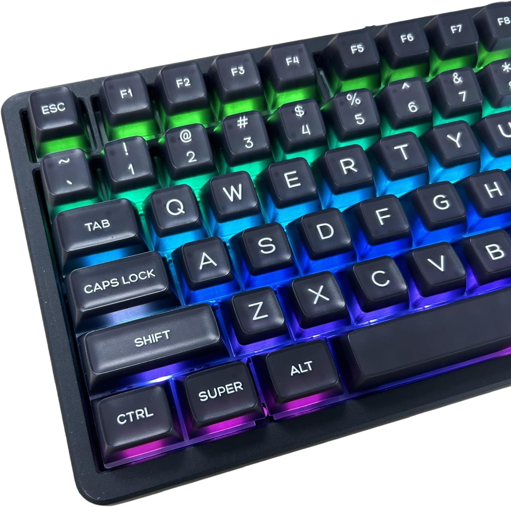 Amazon.com: dagaladoo Black Jade-PBT keycaps，SA Profile keycaps,Double ...