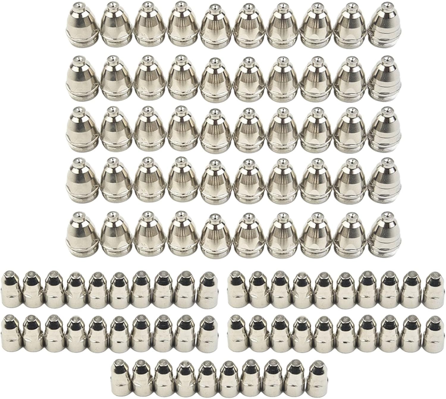HEIBTENY Pack of 100 P80 Plasma Electrode Tip Nozzle, 1.5 mm Cutting ...