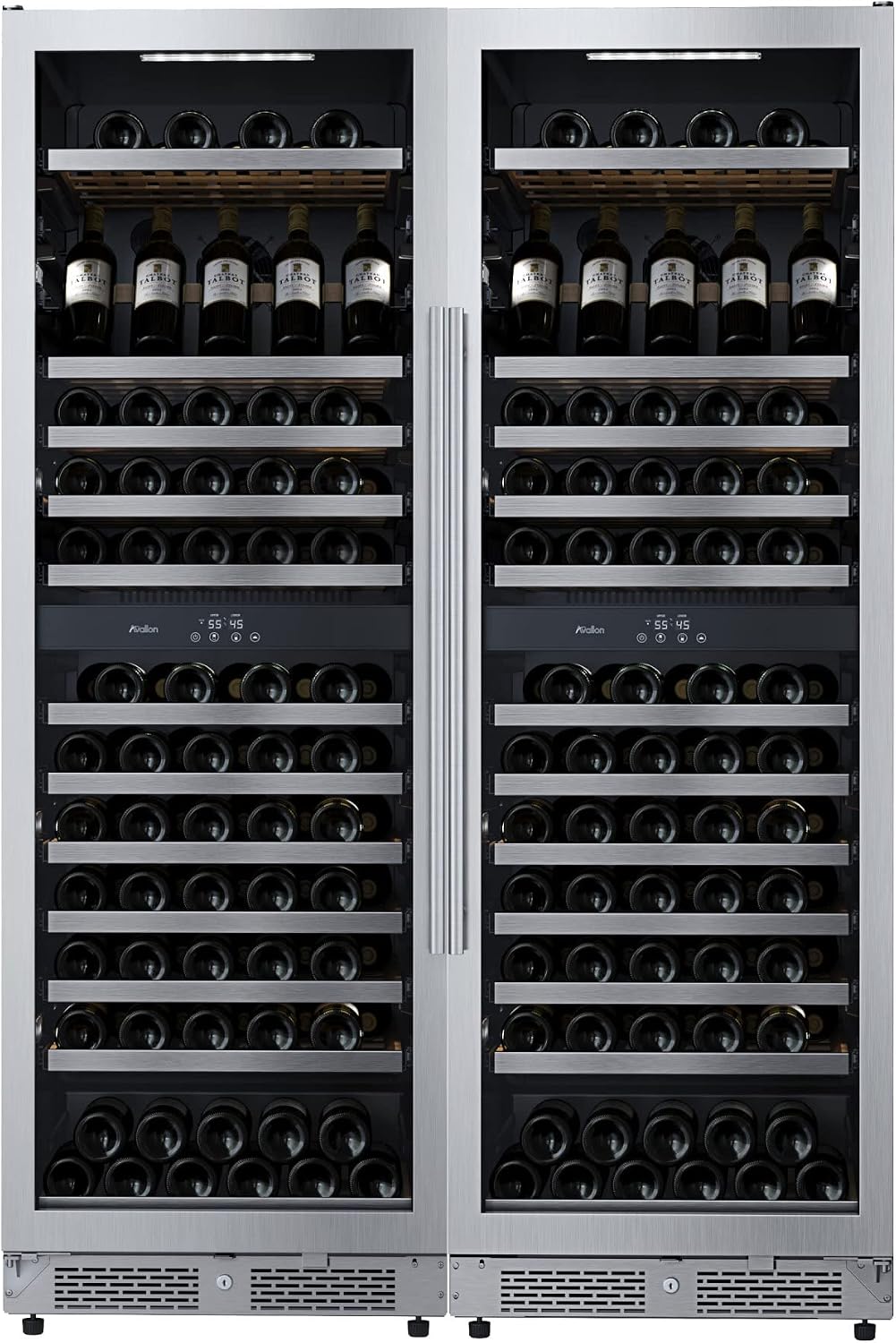 Amazon.com: Avallon AWC243TDZDUAL 48 Inch Wide 280 Bottle Capacity ...