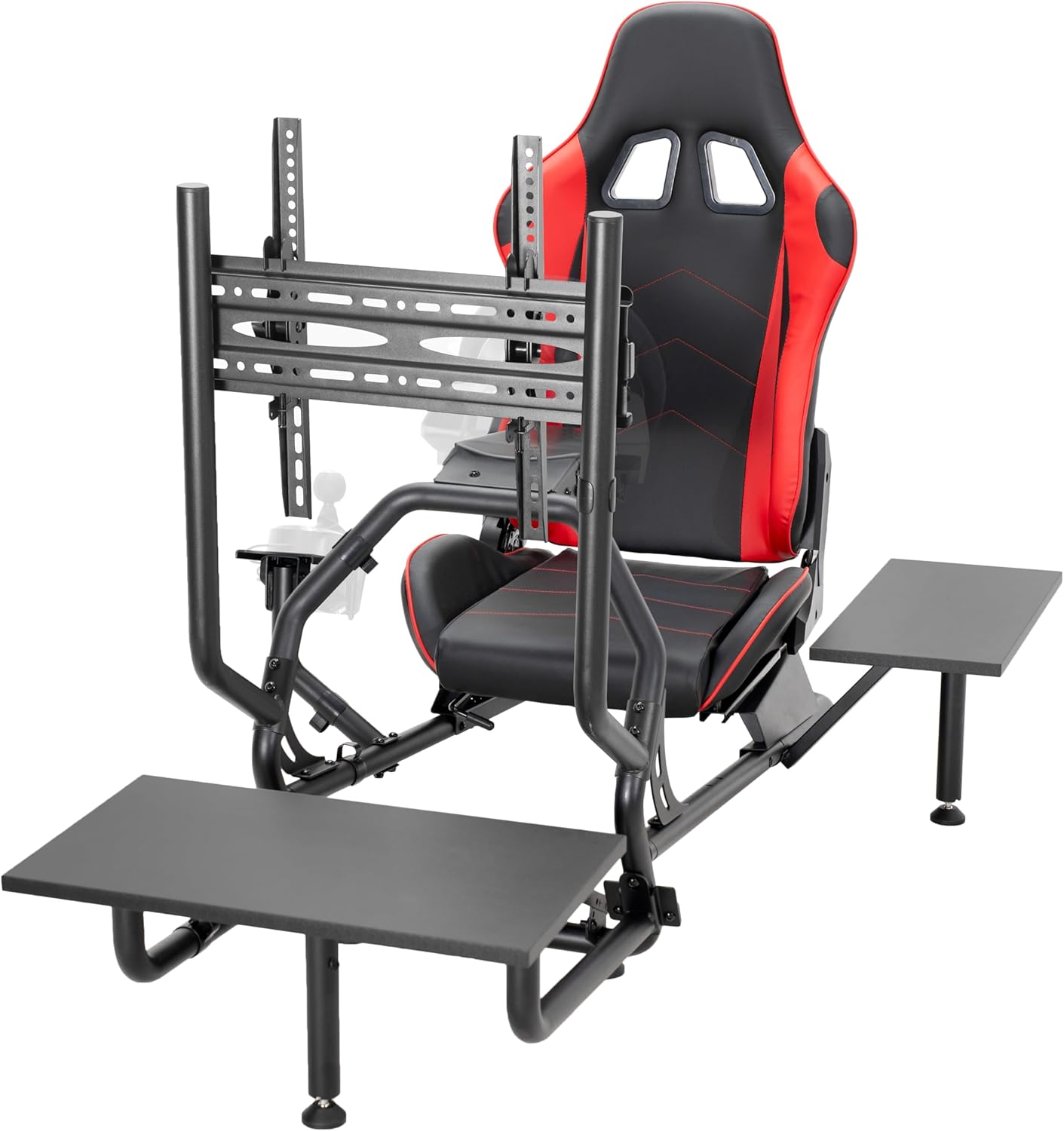 Amazon.com: VIVO Premium Racing Simulator Cockpit with TV Mount and ...