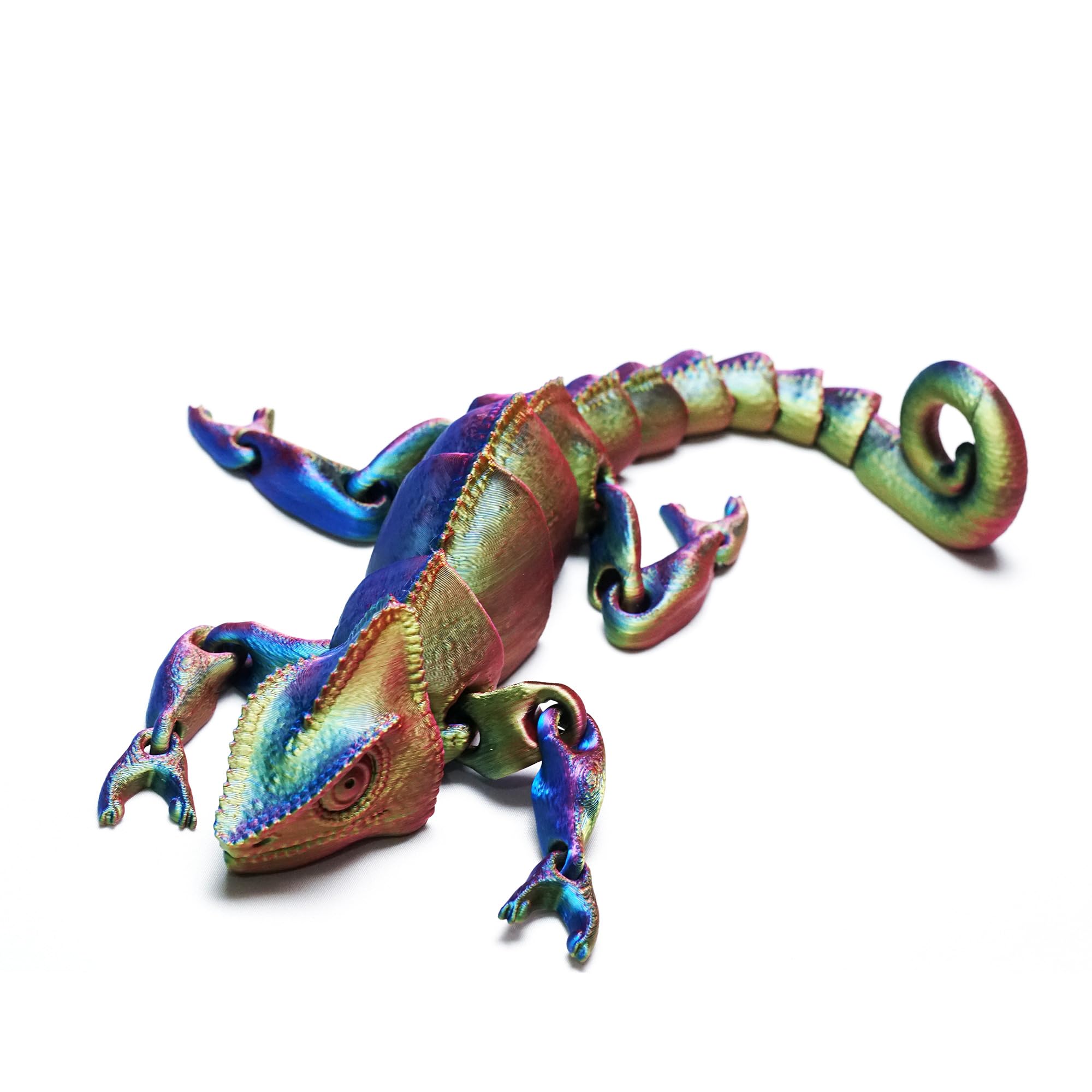Lizard 3d Basic STL Print In Place Frilled Neck Lizard | SpecialSTL