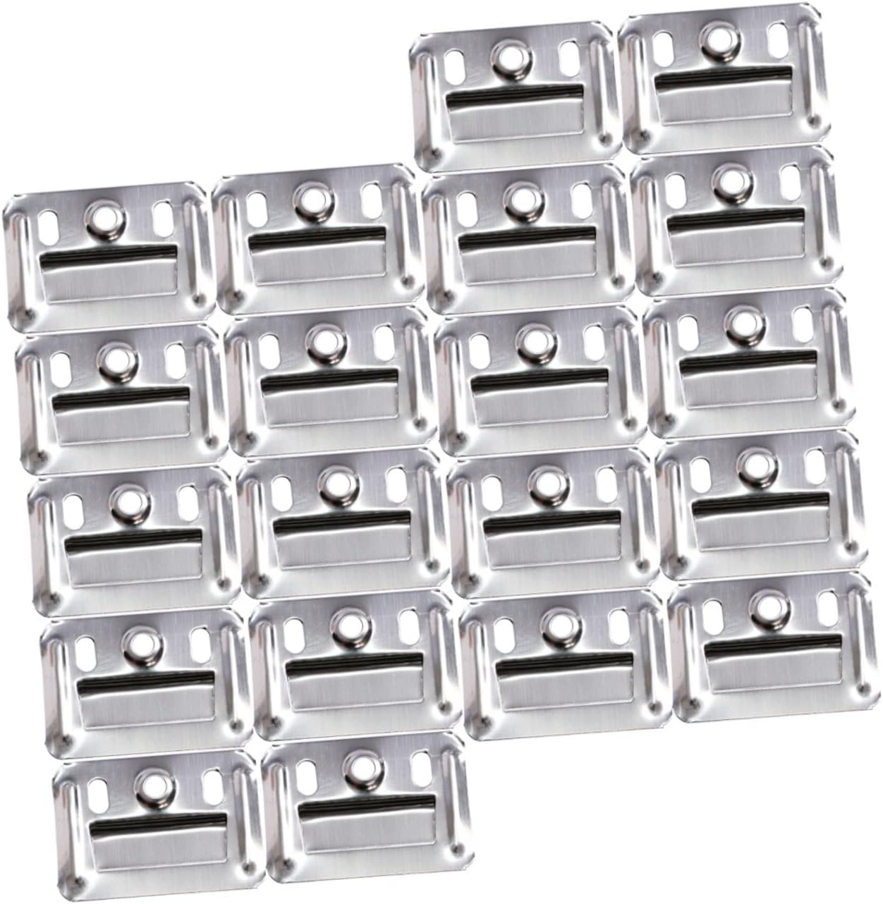 Amazon.com: VILLFUL 100pcs Wall Buckle Interlocking Hanging Bracket ...