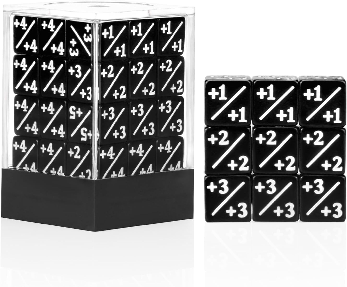 Amazon.com: 36 Pieces Magic The Gathering MTG Counter Dice +1 Through ...