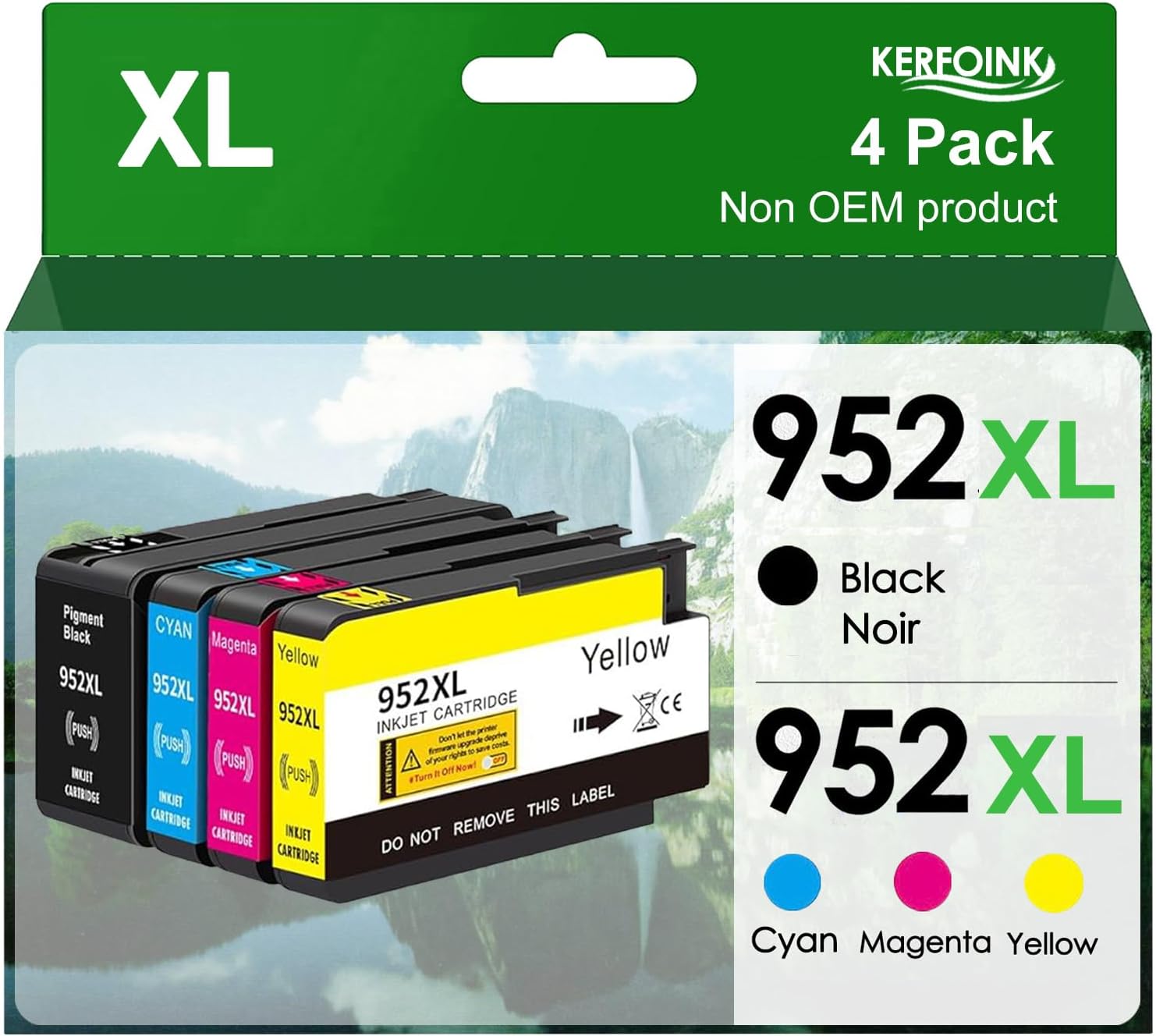 Amazon.com: 952XL Ink Cartridges Combo Pack Replacement for HP 952 Ink ...