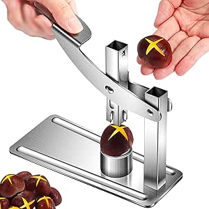 Amazon.com: Chestnut Cutter Tool, Press Type Stainless Steel Chestnut ...