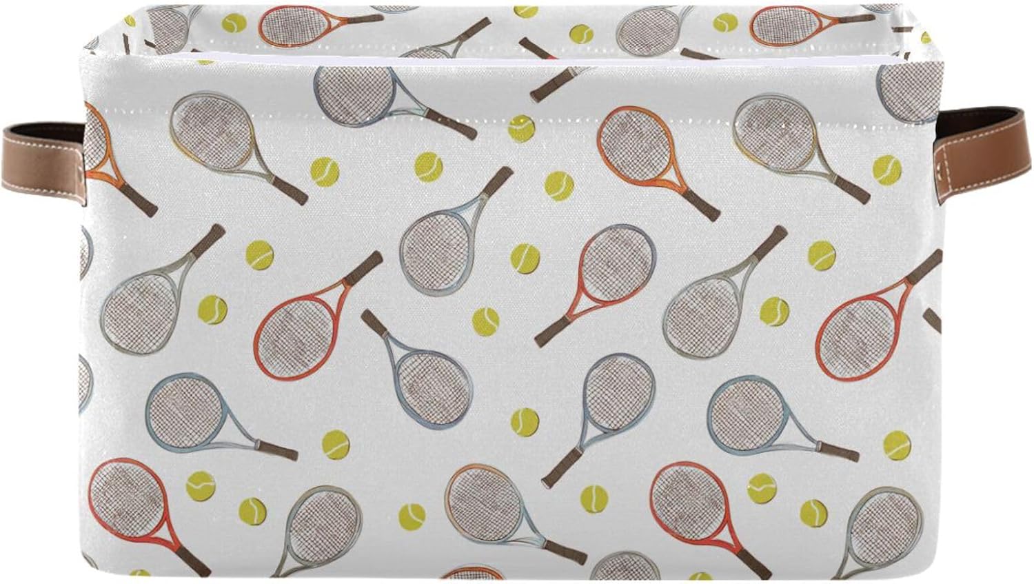 Amazon.com - Pfrewn Storage Basket Sport Tennis Racket Ball Collapsible ...
