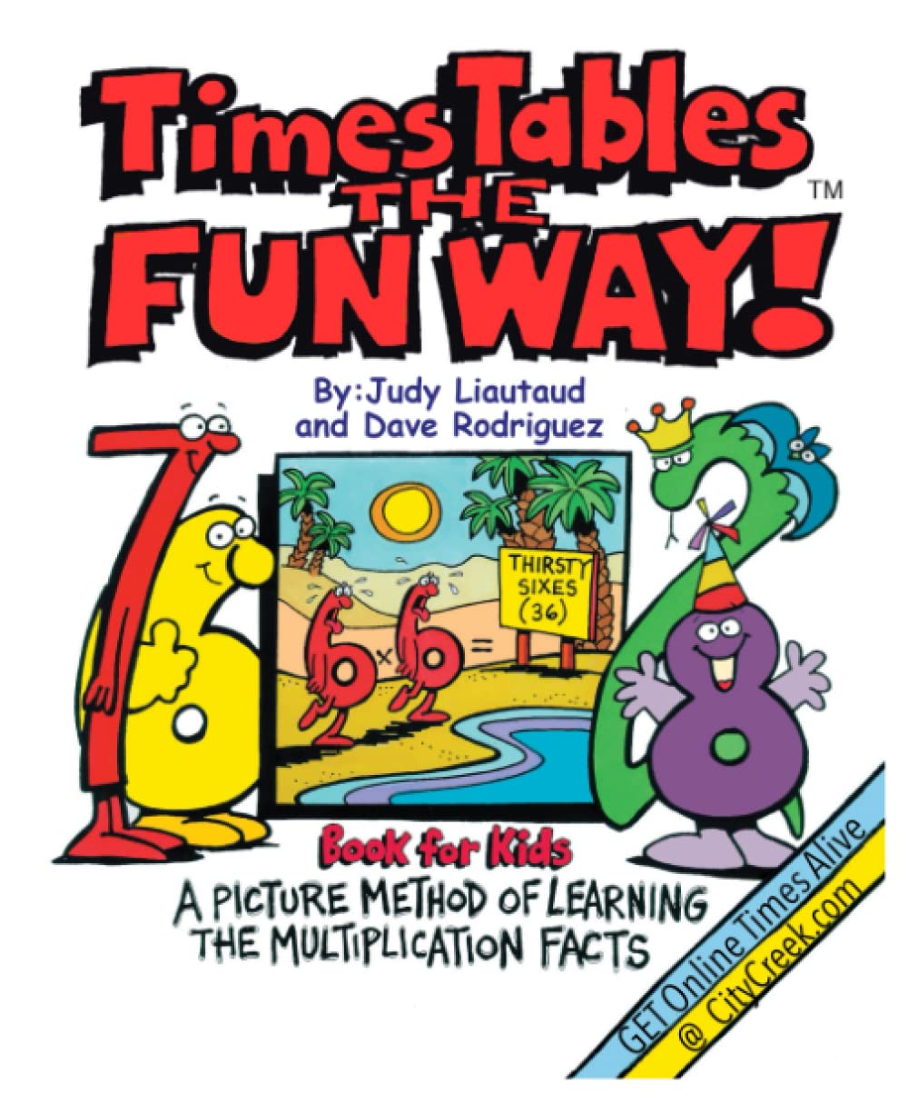 Amazon.co.jp: Times Tables the Fun Way Book for Kids: A picture and ...