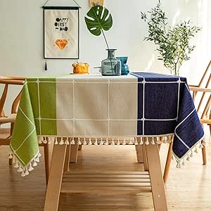 Amazon.com: Calefee Coffee Table Cloth Cover Rectangle 44x66 inch ...