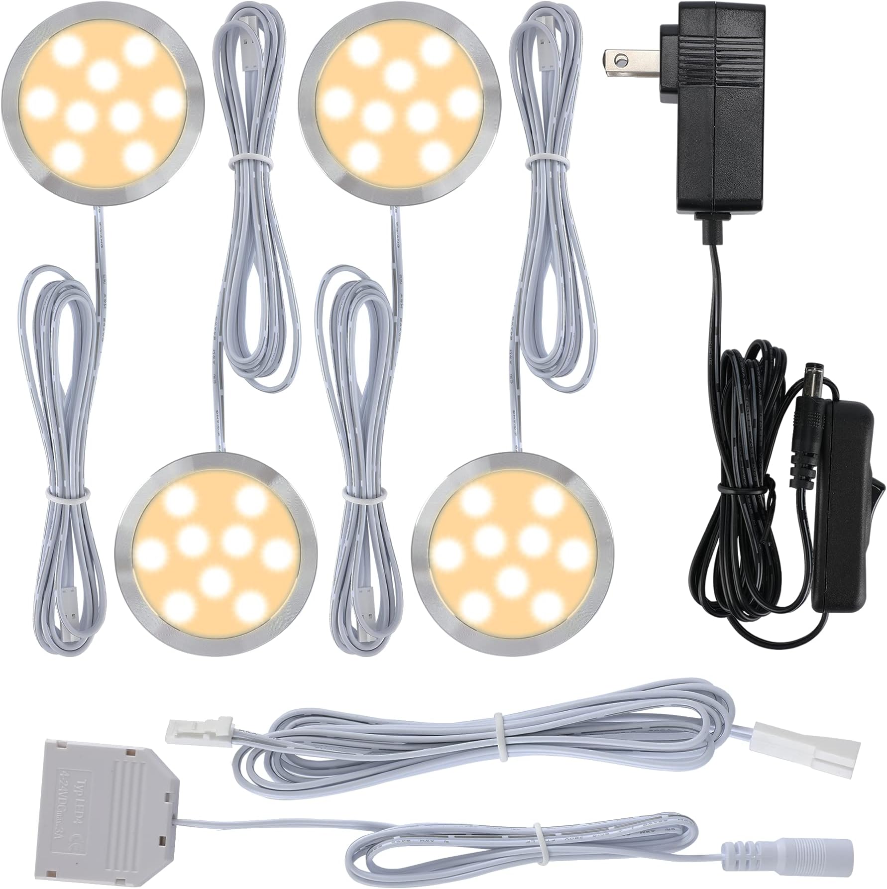 Enbrighten 12 Inch LED Premium Under Cabinet Light Fixture, Bronze ...