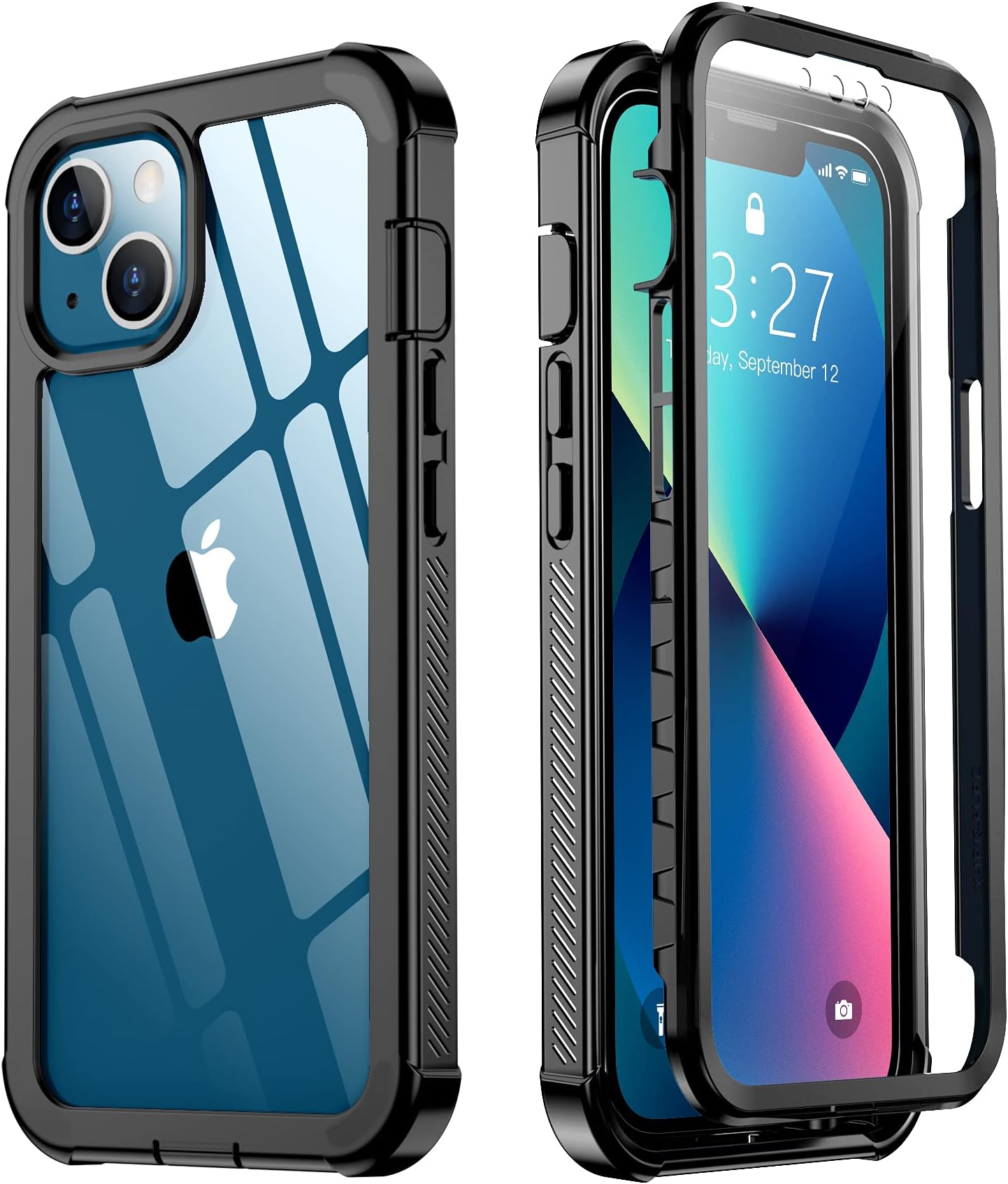 Amazon.com: SPIDERCASE for iPhone 13 Case Waterproof,Built-in【9H ...