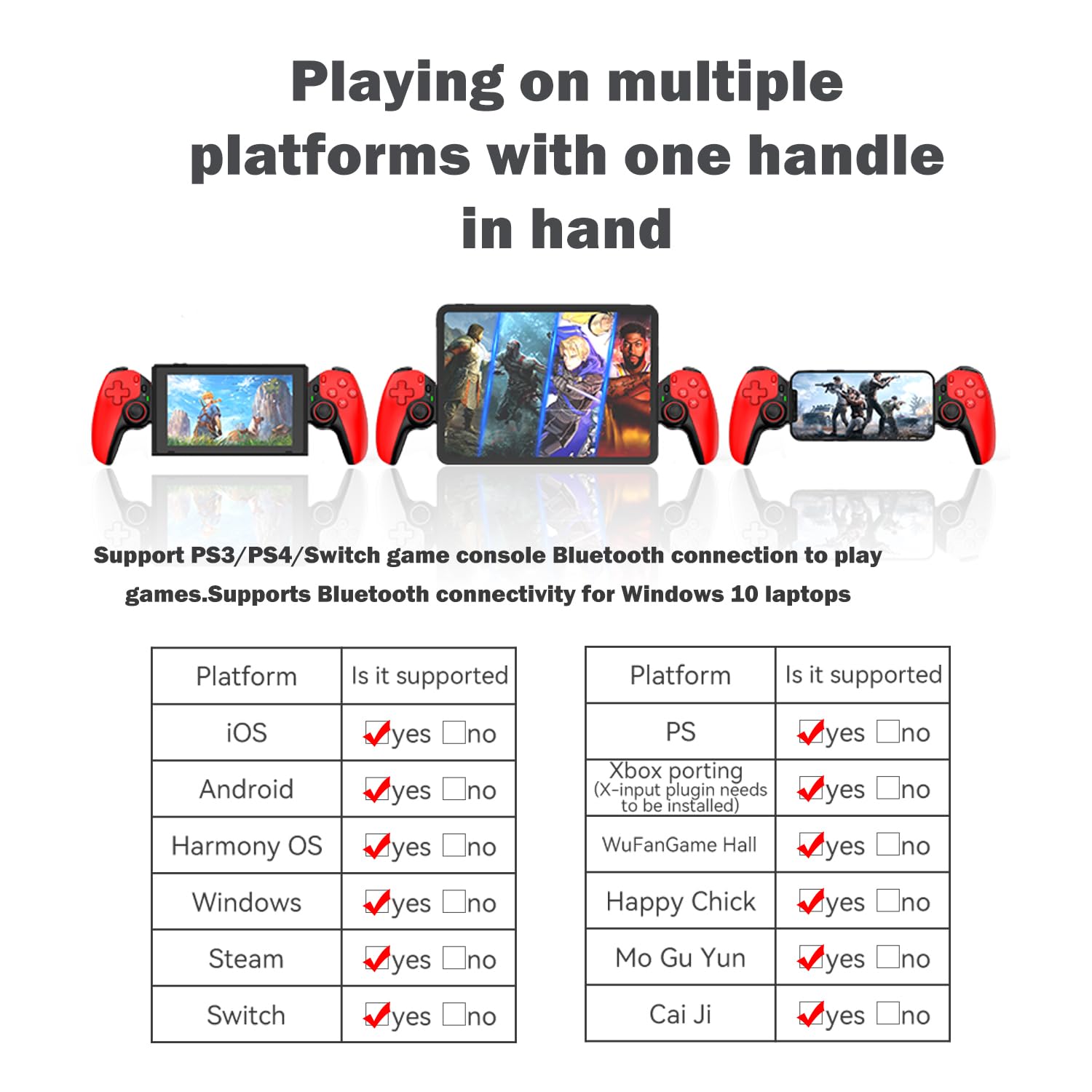 Snapklik.com : Mobile Cloud Gaming Controller For iPhone 15/14, iPad, Tablet, Android/PC/Switch ...