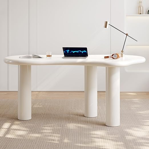 Amazon.com: Guyii Irregular Computer Office Desk, 62.2" Office Desk ...