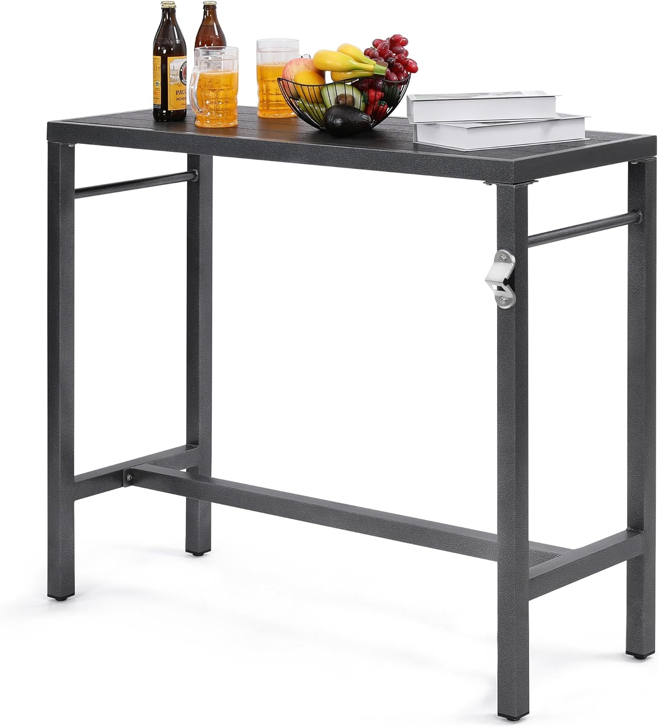 Amazon.com: Murago 46x39x17 Patio Extra Wide Long Counter Height Bar ...