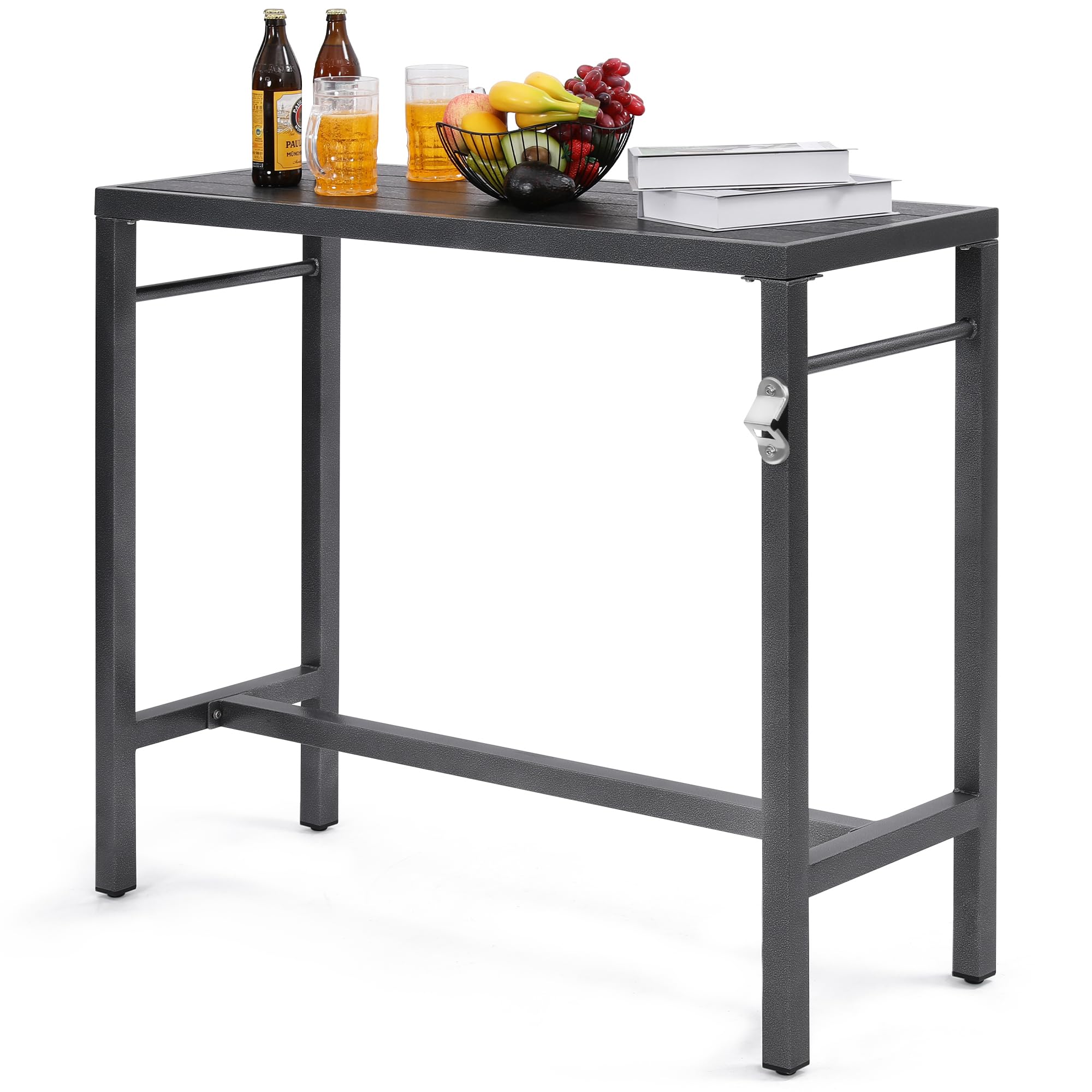 Amazon.com: Murago 46 Inch Counter Height Bar Table, Pub Height Table ...