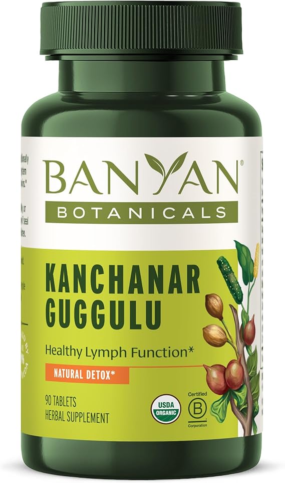 Amazon.com: Banyan Botanicals Kanchanar Guggulu Tablets – Organic Lymph ...
