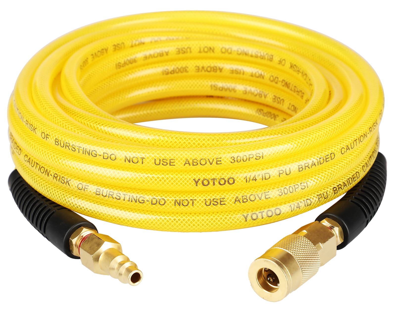 Snapklik.com : YOTOO Reinforced Polyurethane Air Hose 1/4" Inner ...