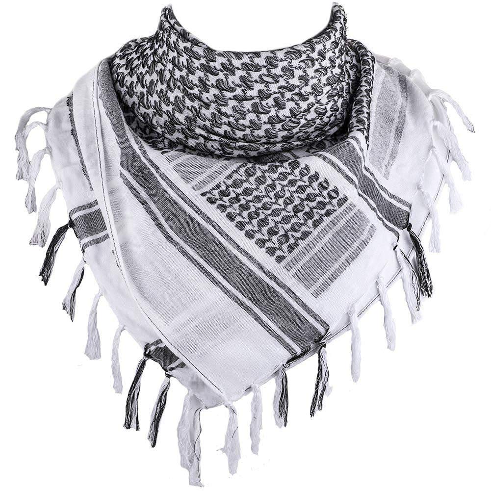 Buy FFNIU Arabic Tactical Scarf Desert Shemagh Style Keffiyeh Military ...