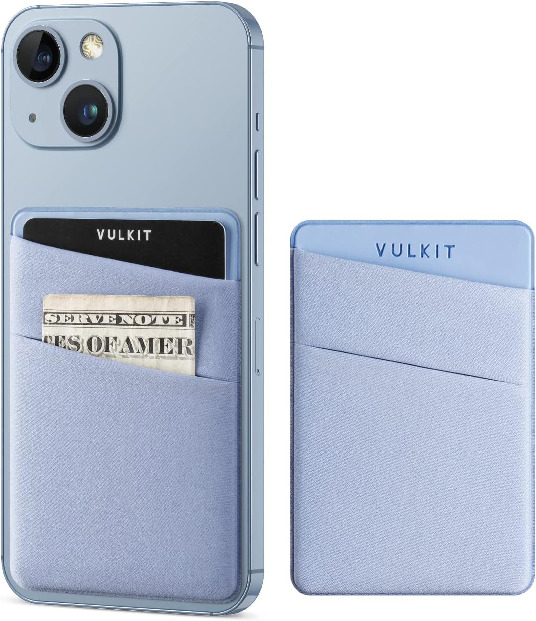 Amazon.com: VULKIT Phone Card Holder Slim Elastic Adhesive Phone Wallet ...
