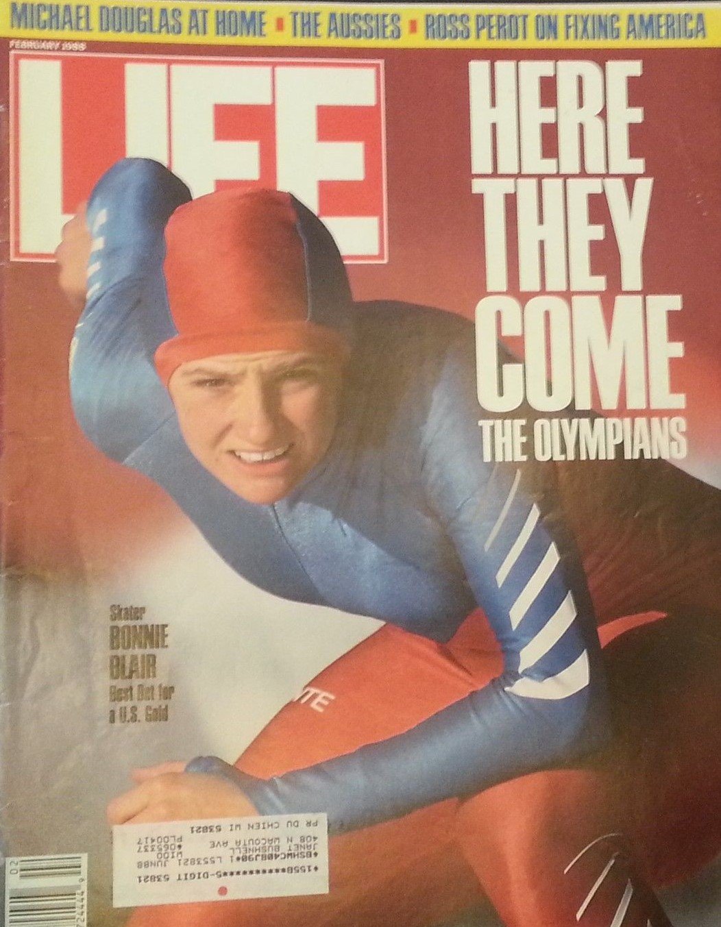 Life Magazine February 1988 - Cover: Bonnie Blair: LIFE Magazine Staff ...