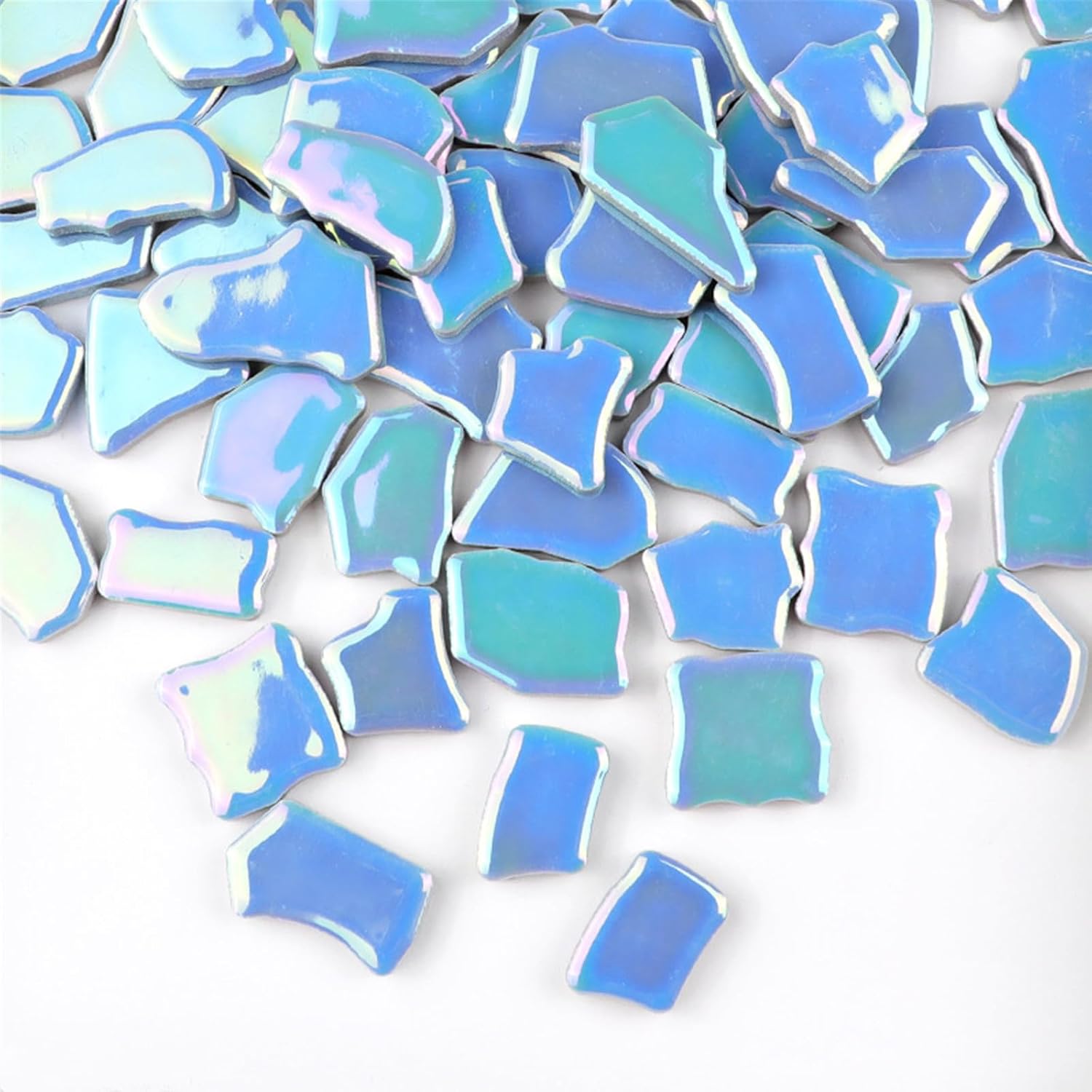 Amazon.com: 0.78"-1.57" Irregular Ceramics Mosaic Tiles,1.1LB Mosaic ...