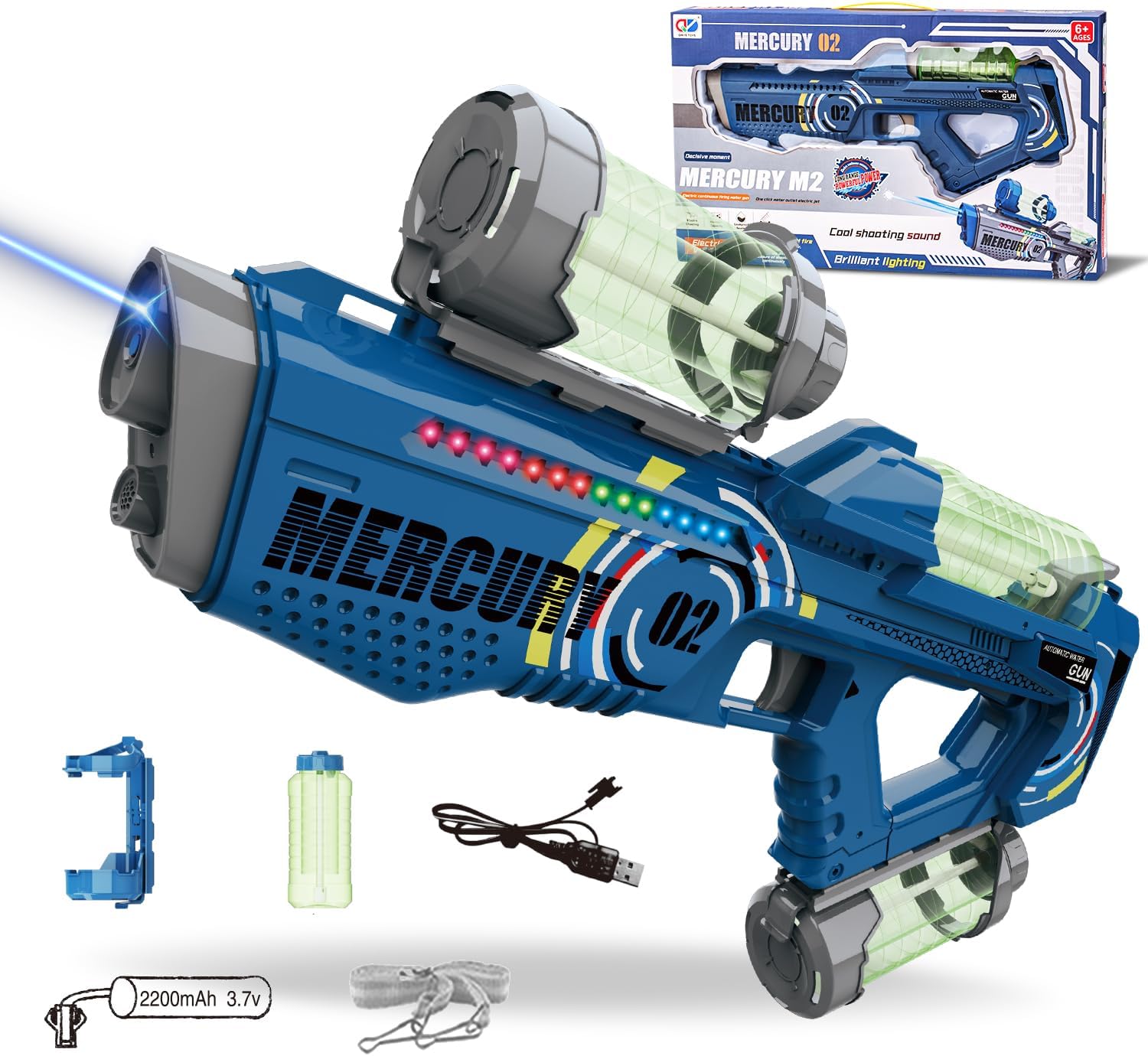Amazon.com: Electric Water Gun for Kids Adults, 600CC High Capacity ...