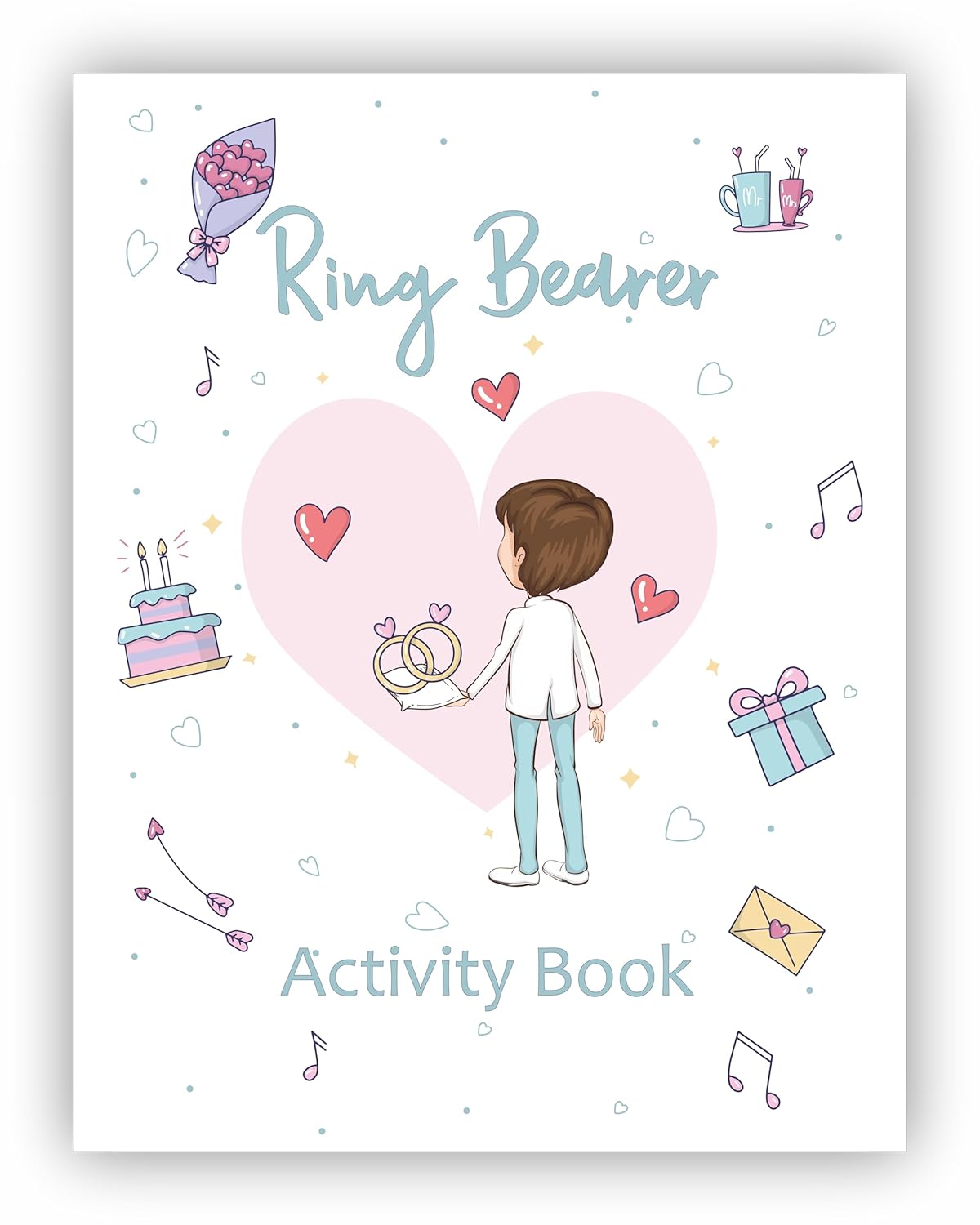 Amazon.com: Ring Bearer Coloring and Activity Book for Boys, Ring ...