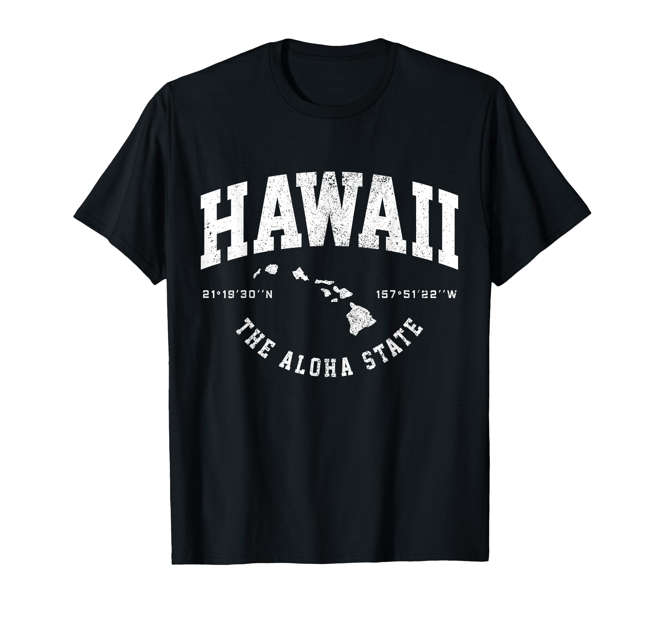 Amazon.com: Hawaii Hawaiian Islands Coordinates State Map Souvenir Gift ...