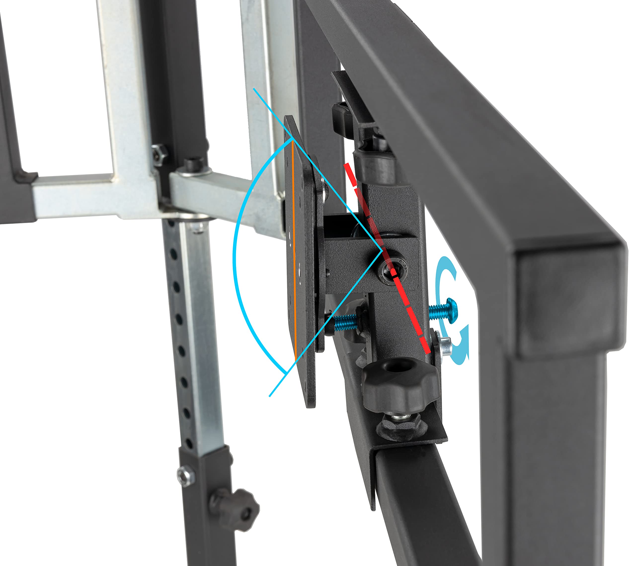 SimFab Triple Monitor Stand for Racing and Flight Simulators Model LD ...