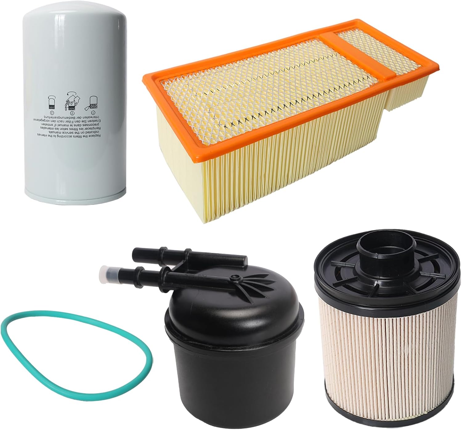 Amazon.com: For Ford Powerstroke 6.7L Engine Filter Kit, FA1902 Air ...