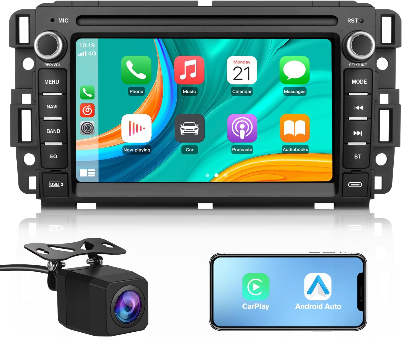 Amazon.com: 10.1 Inch Android 13 Car Radio Stereo for Chevrolet Chevy ...