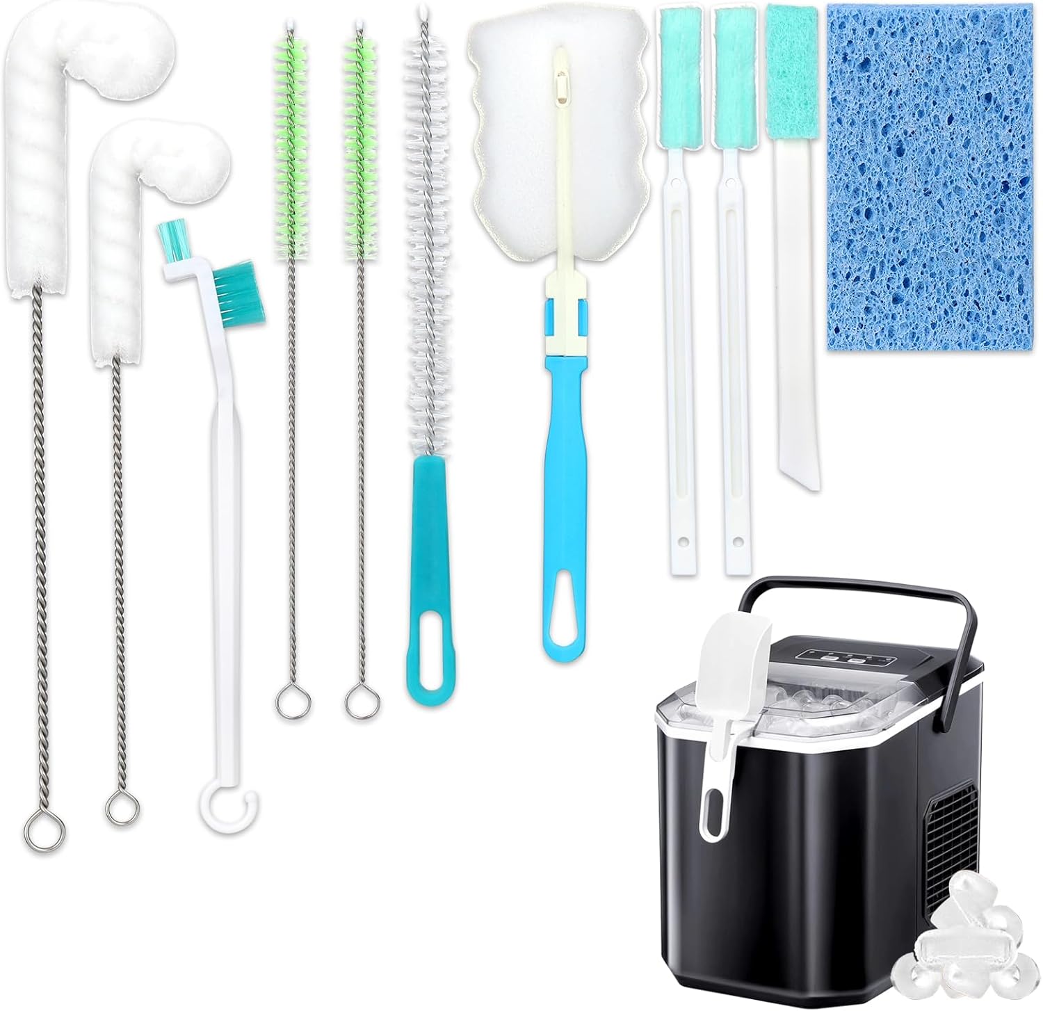 Amazon.com: Palksky Ice Machine Cleaner Brush Sets, 10PCS Ice Maker ...