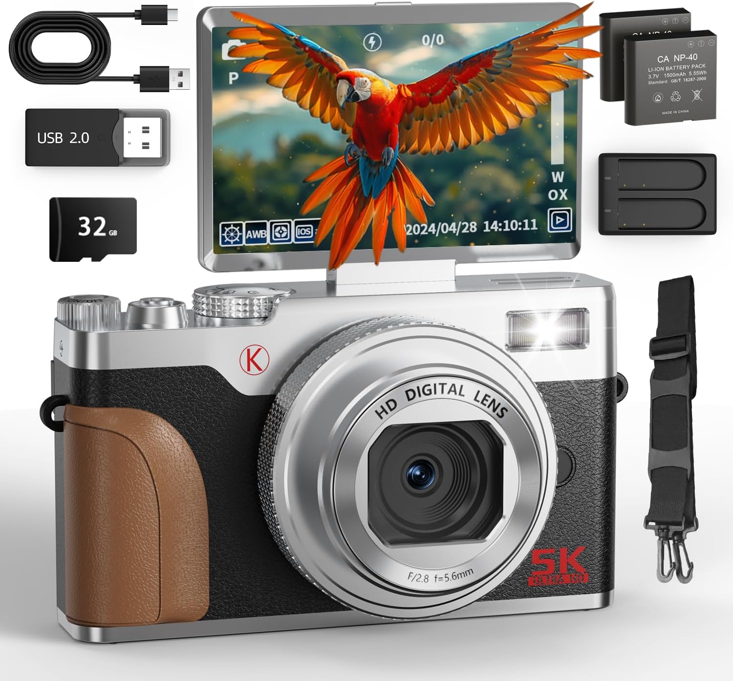 Kodak PIXPRO FZ45 Friendly Zoom Digital Camera, Black: All-in-One ...