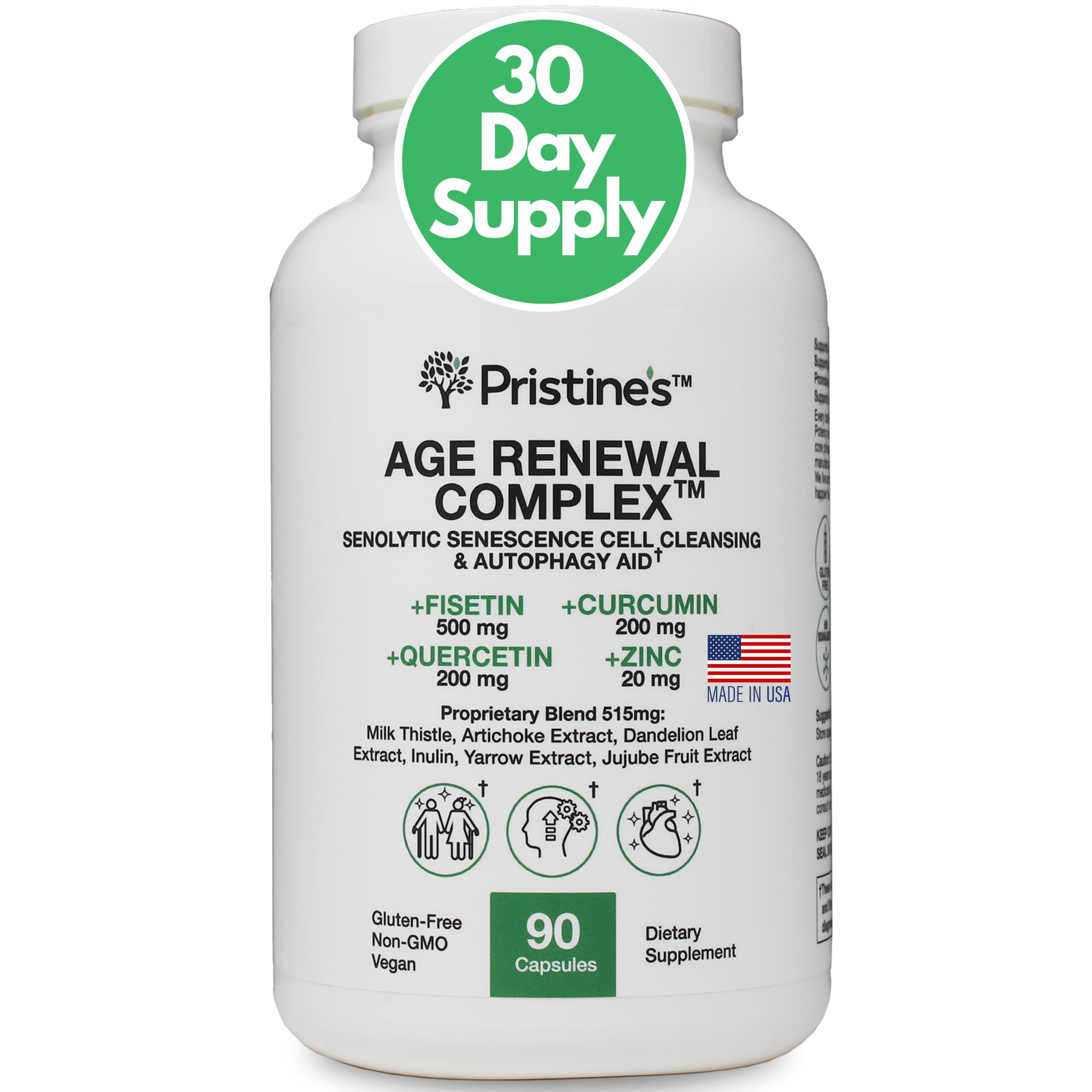 Amazon.com: Age Renewal & Autophagy Aid Senolytic Cell Cleansing ...