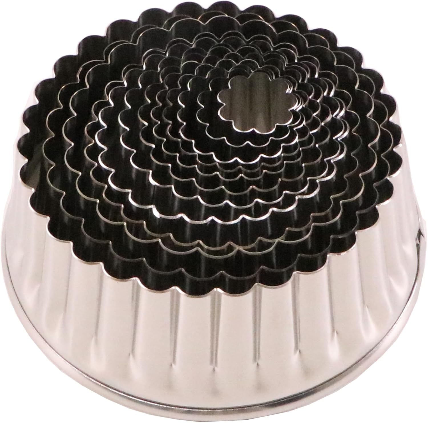 Amazon｜たかもり 抜き型 ステンレス製 12PC 日本製 抜型 業務用 家庭用 和食 製菓 お弁当 菊 12PC入 缶入り 082002 ...