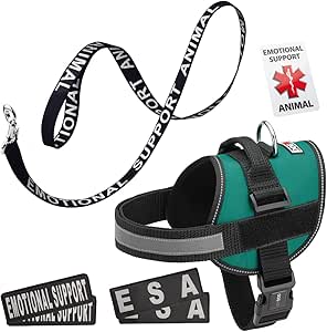 Amazon.com : Dogline ESA Vest Harness Bundle Emotional Support Animal ...