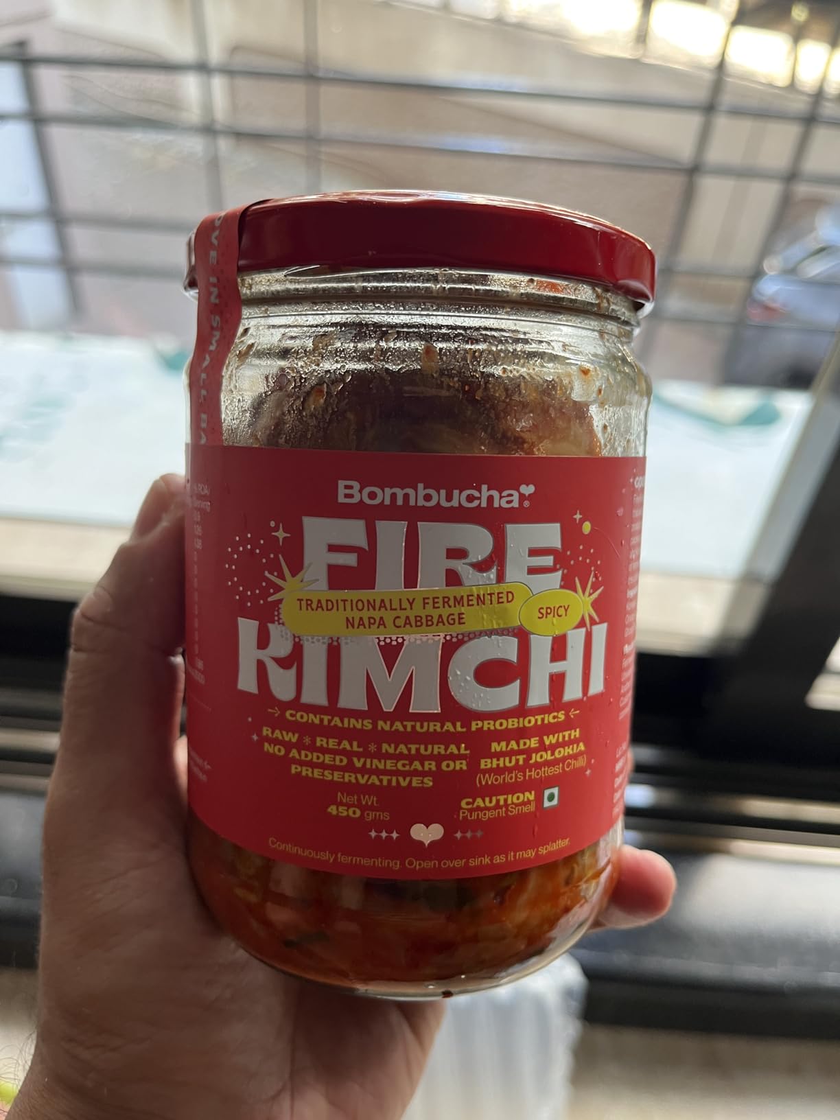 Bombucha Fire Kimchi 450g | Korean style fermented napa cabbage ...