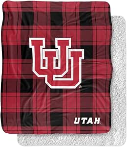 Amazon.com: LOGOVISION University of Utah Campus Plaid Spirit Silky ...