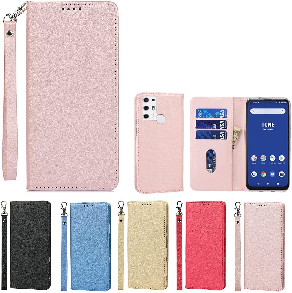 Amazon.co.jp: TONE e21 ケース 手帳型 トーンモバイル e21 カバー tone e21 手帳ケース case Zouzt PUレザー製 ストラップ付き ベルトなし ...